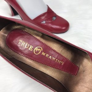 True Meaning | Shoes | True Meaning Red Heels | Poshmark